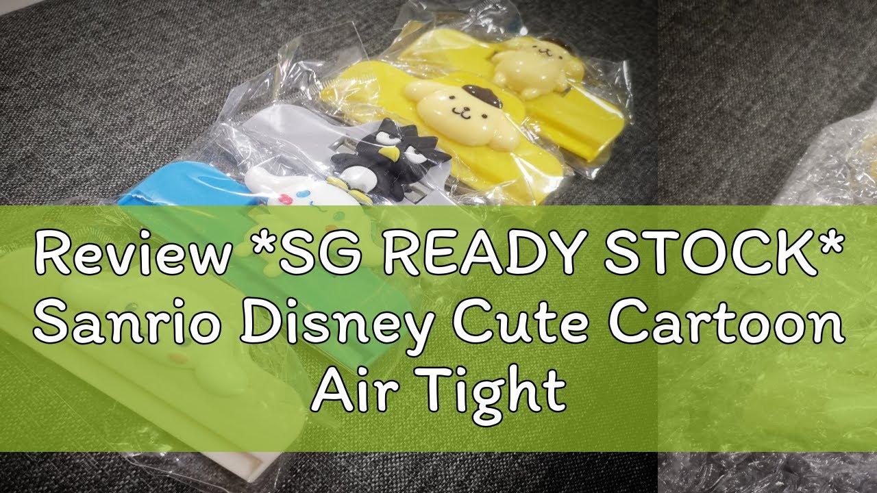 Review *SG READY STOCK* Sanrio Disney Cute Cartoon Air Tight Food Paper ...