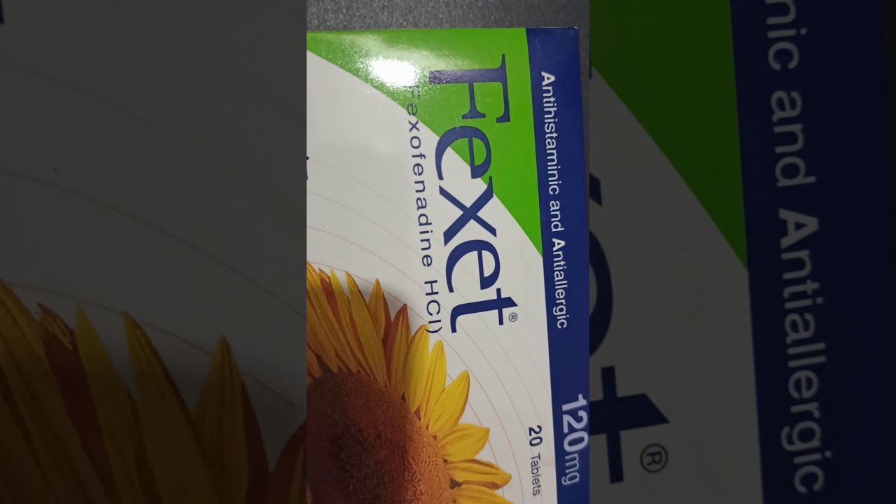 Information about fexet (fexofenadine Hcl) - YouTube