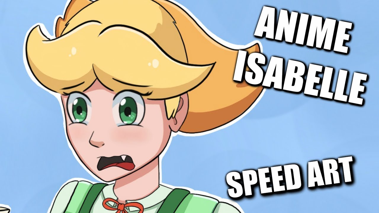 Anime Isabelle - Animal Crossing: New Leaf Speed Art - That One Cat ...