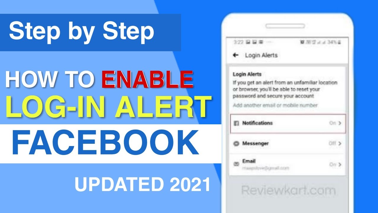 How to ENABLE LOG-IN ALERT IN FACEBOOK | AVOID FACEBOOK ACCOUNT LOCK ...