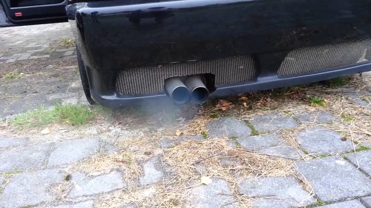 golf 3 vr6 remus exhaust - YouTube