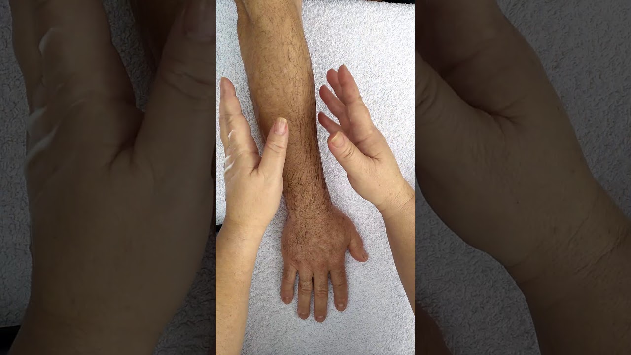 Nº1 Maniobras masaje de manos - YouTube