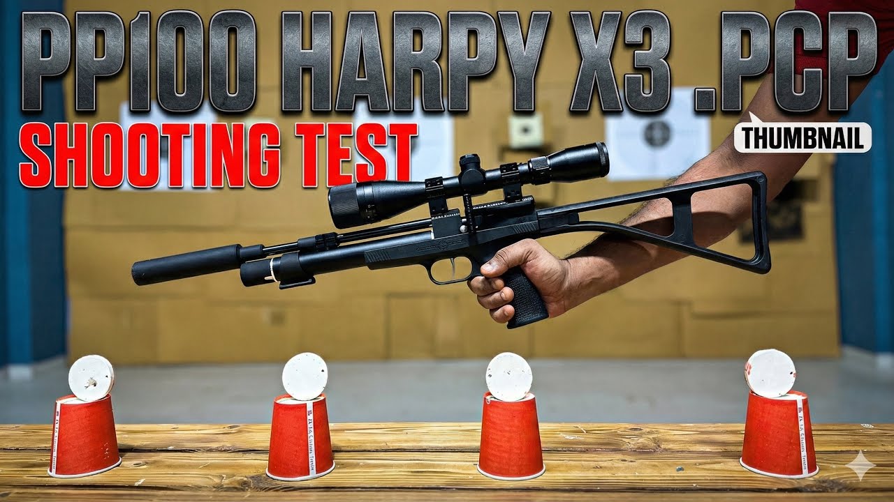 Precihole PP100 Chimera BX3 PCP Air Pistol vs Clay Target | Accuracy ...