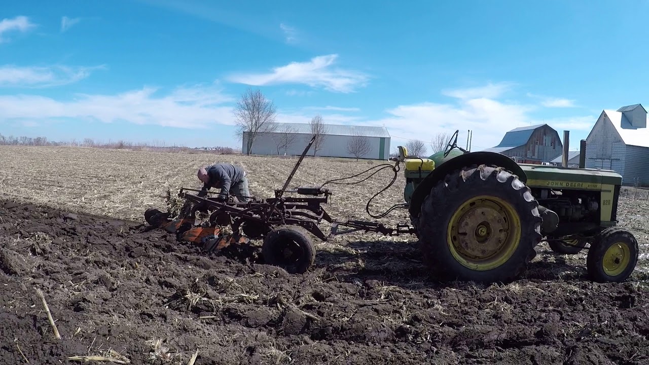 spring plowing 2018 - YouTube