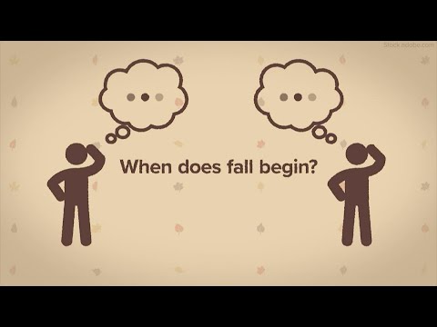 What is meteorological fall and when does it begin?