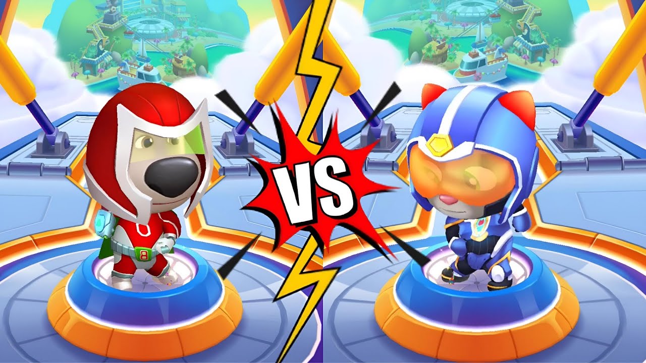 Talking Tom Hero Dash - Ben, Tom - Full screen - Gameplay, Android ...