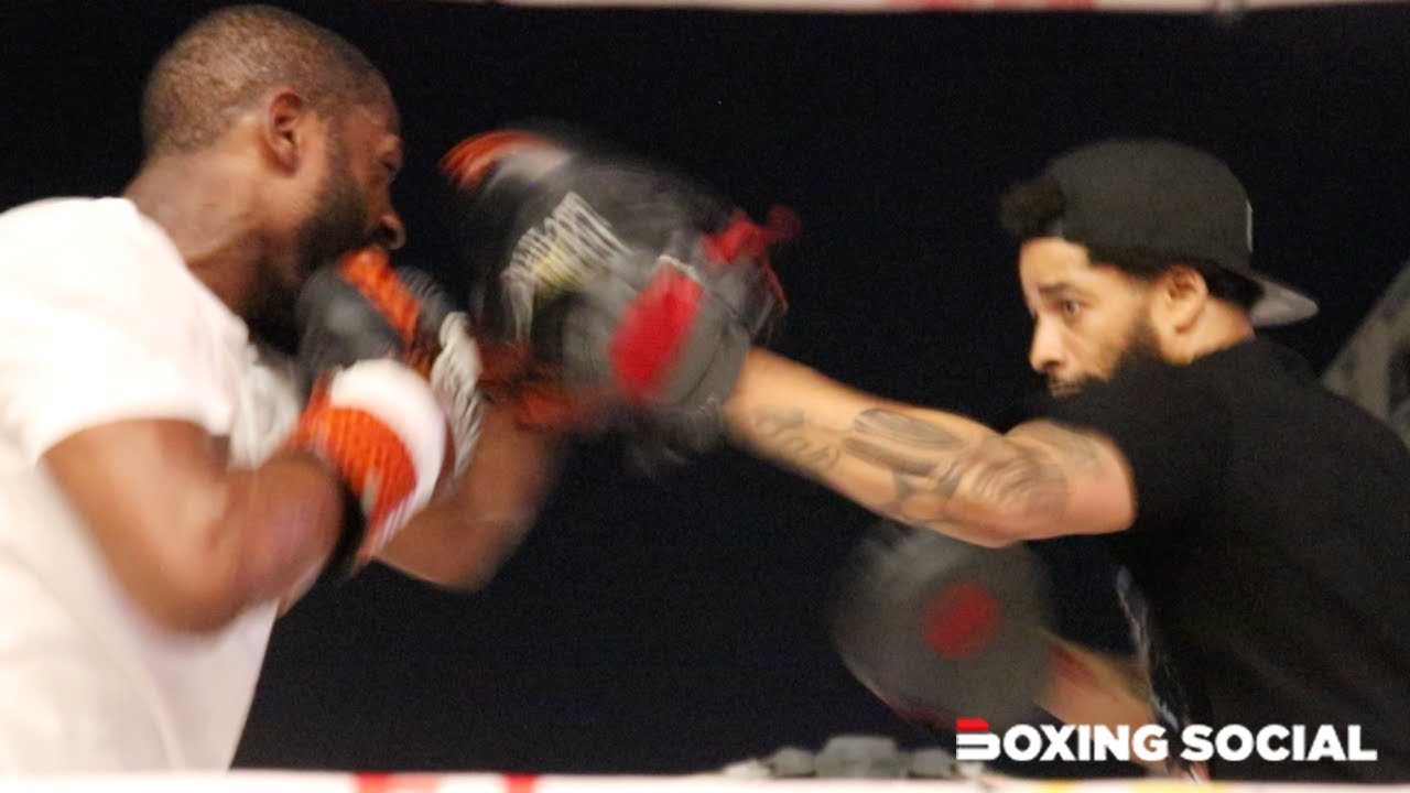 FLOYD MAYWEATHER SHOWS OFF UNBELIEVABLE PAD ROUTINE AHEAD OF FIGHT WITH ...