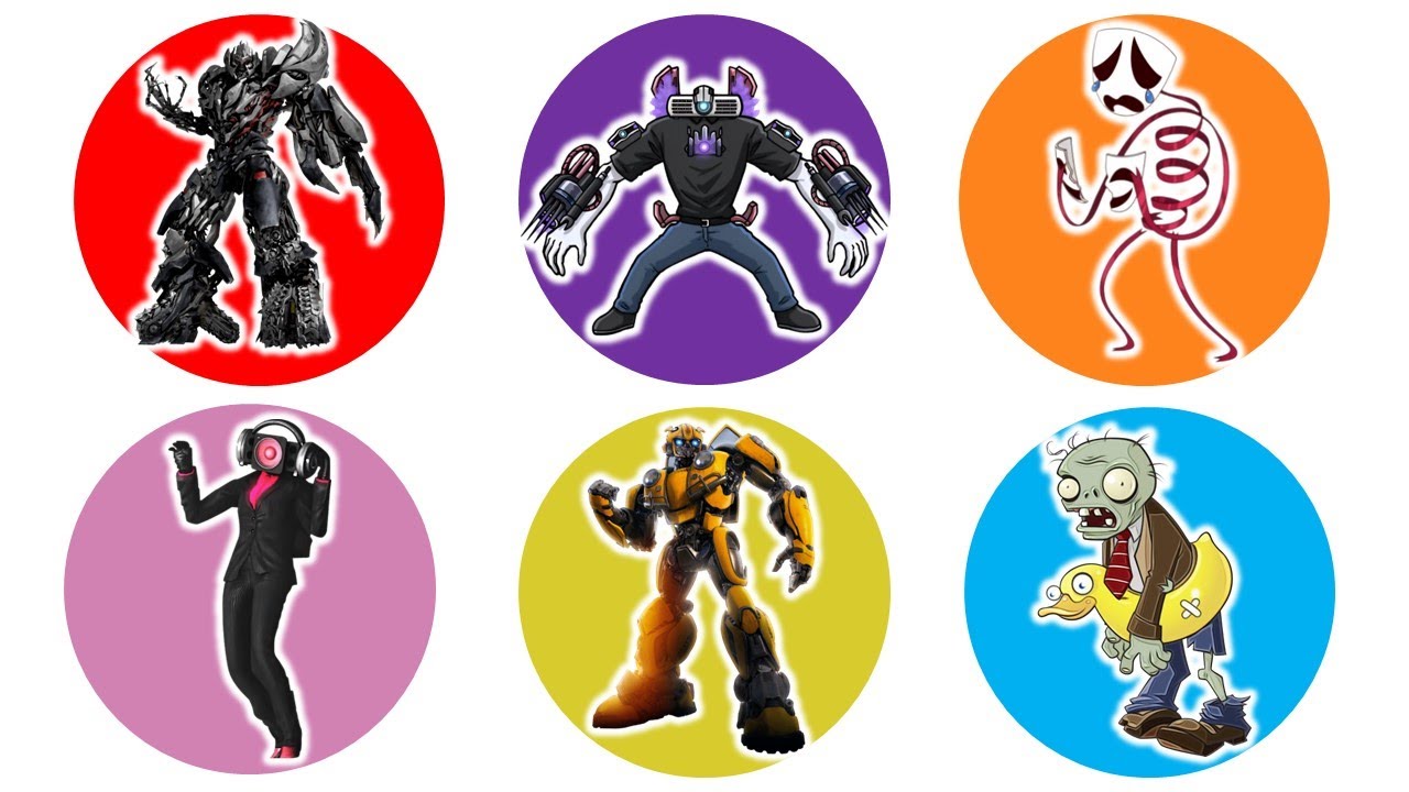 SpinWheel | Projectorman, Bumblebee, Gangle, Megatron, Zombie, Speaker ...
