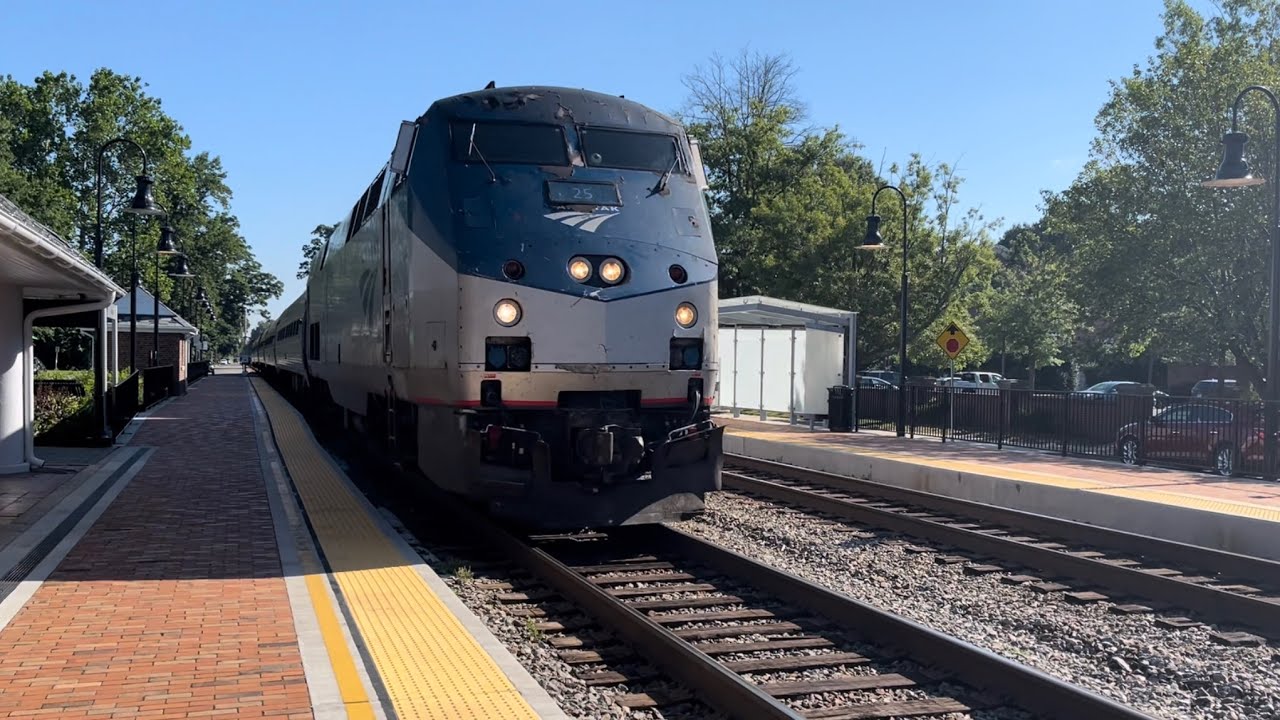 Amtrak 67 Northeast Regional Ashland to Newport News, Virginia (Back in ...