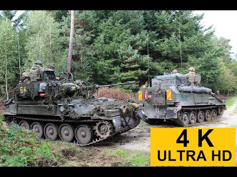 4Kᵁᴴᴰ Sieben Stunden British Army Manöver Somme Lancer The Royal Lancers The full Exercise CVR(T)