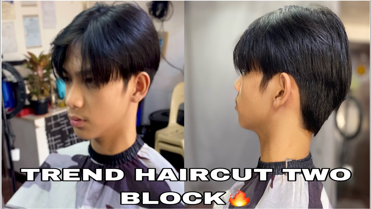 TRENDING NA GUPIT SA MGA KABATAAN NGAUN | TWO BLOCK HAIRCUT TUTORIAL🔥 ...