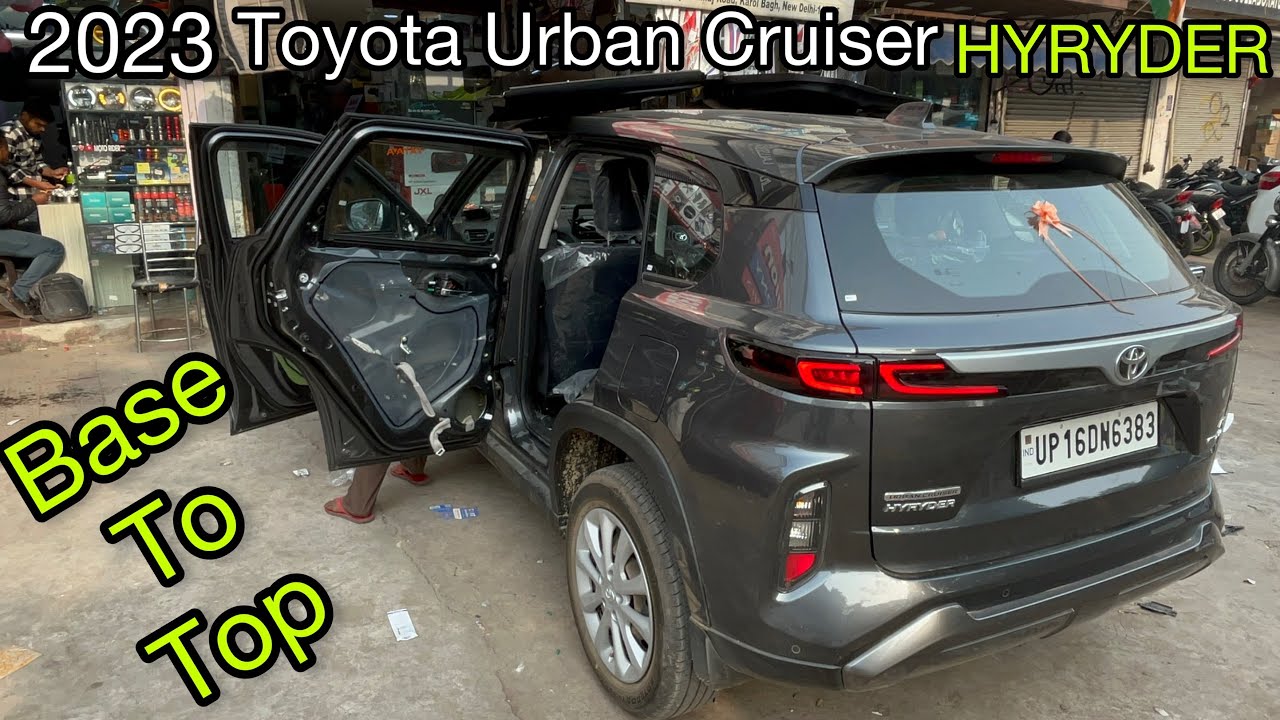 Toyota Hyryder Base to Top || Hyryder Base to top modification || 2023 ...
