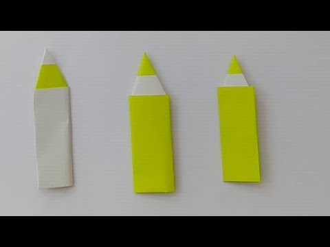 Kolay Kalem Yapımı #origamikalem #origami #diy