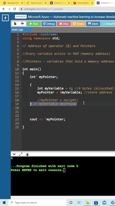 Nullptr, Resolving Dangling Pointers (Part 6) #shorts #programming #cplusplus #pointer # ...
