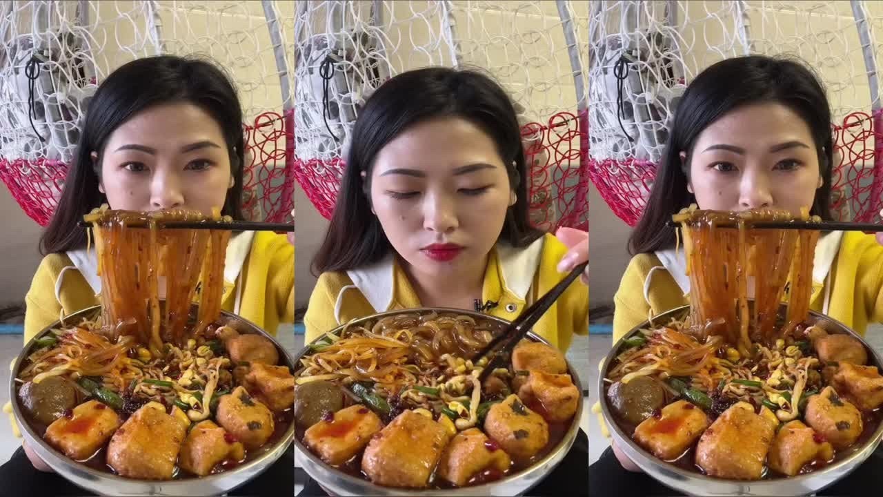 ASMR MUKBANG | SPICY FOOD | NOODLES EATING | SWEET CAKE | CHALLENGER ...