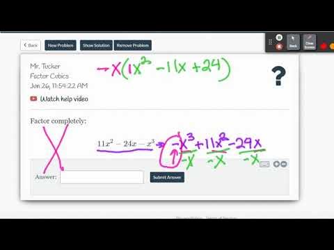 Polynomial Factoring Techniques | Factor Cubic Trinomials| X-Group ...
