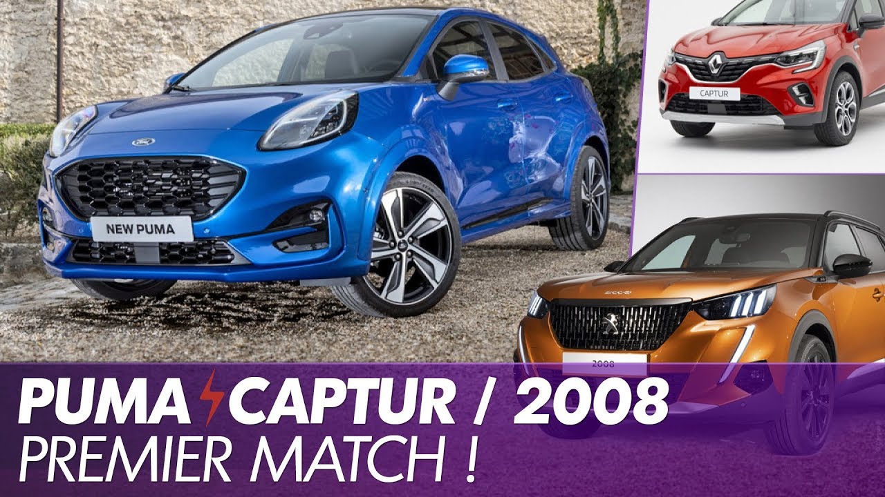 Ford Puma vs Peugeot 2008 et Renault Captur : premier match en vidéo ...