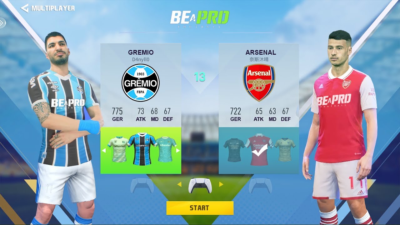BE A PRO FOOTBALL 2023 OFICIAL MULTIPLAYER (ANDROID/ iOS) MY CLUB RANK ...