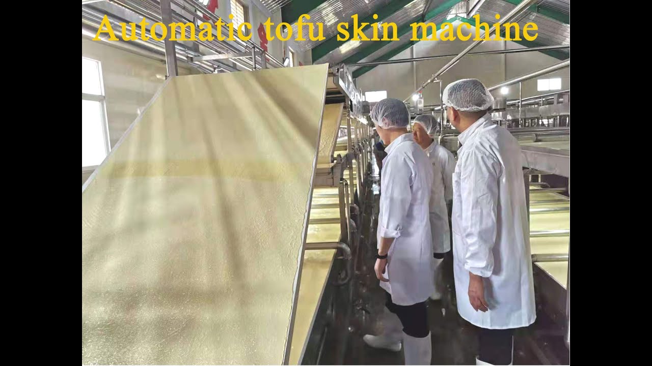 automatic yuba sheet fuzhu tofu skin making machine beancurd skin ...