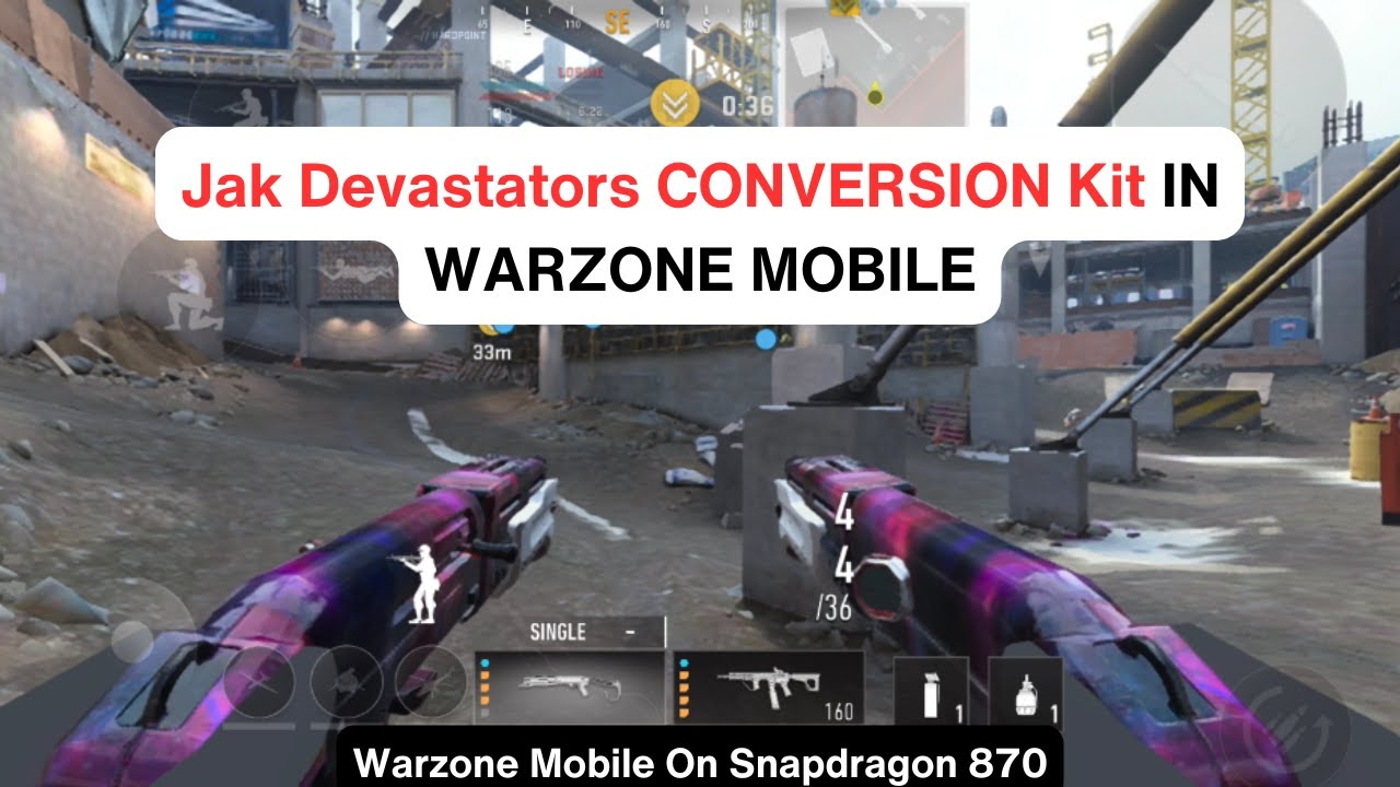 NEW Jak Devastators CONVERSION Kit in WARZONE MOBILE - YouTube