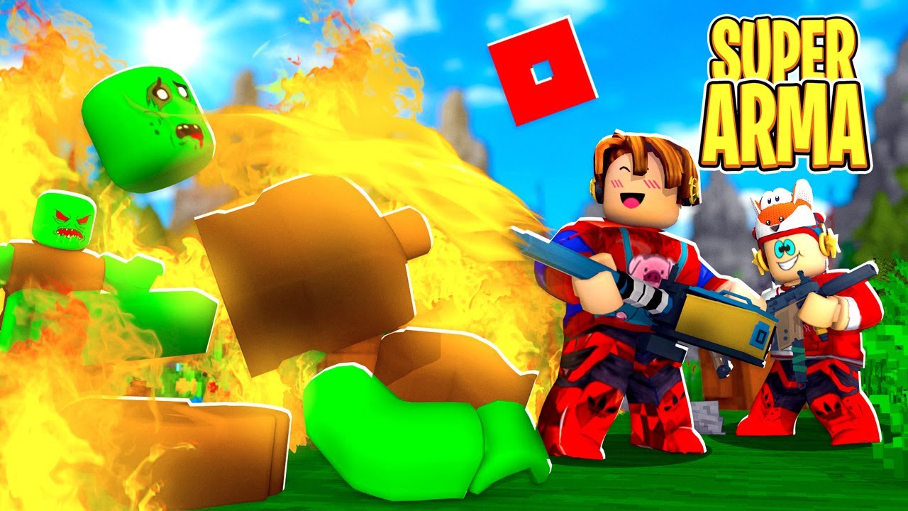Roblox - O SUPER LANÇA CHAMAS QUE DESTRÓI ZUMBIS🥵 - YouTube