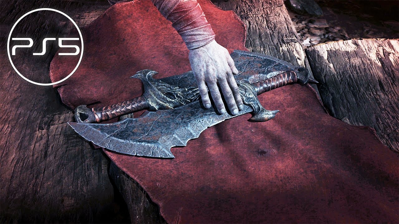 Kratos Gets His Blades Of Chaos Back God Of War Ps5 4k 60fps Ultra Hd