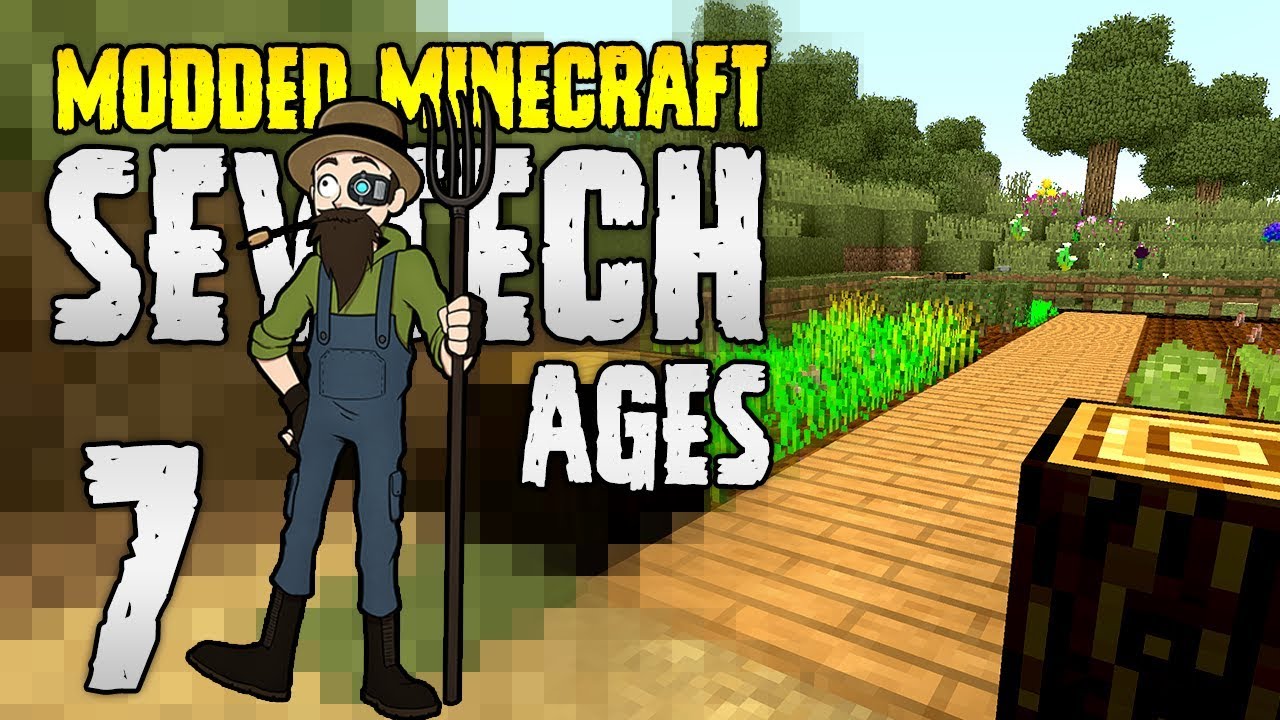Minecraft SevTech: Ages | 7 | Nutrition Setup! | Modded Minecraft 1.12. ...