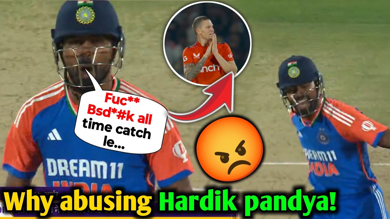Hardik Pandya ABUSING after out || Hardik pandya angry || Hardik pandya ...