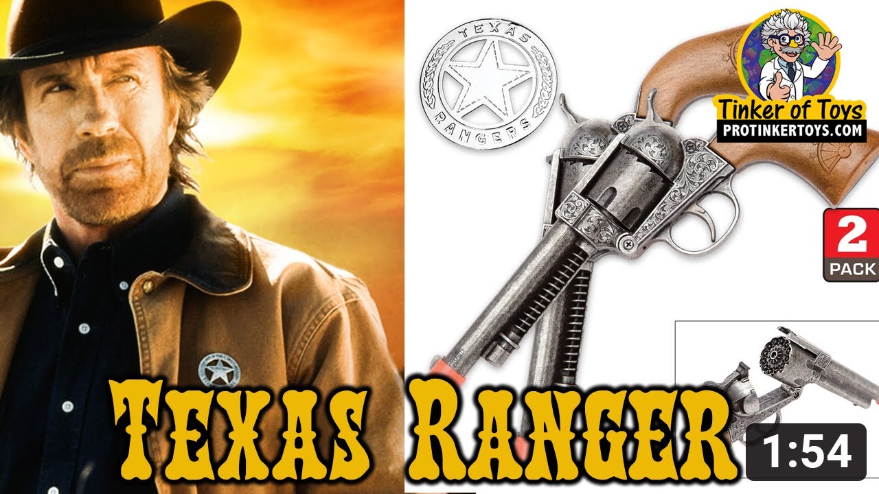 Unboxing - Texas Ranger Repeater Pistol, Double Holster Set & Badge ...