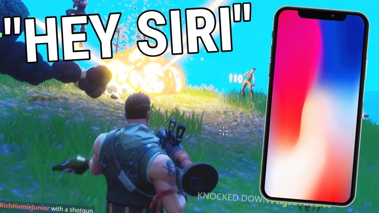 Siri Tells Me Where To Land In Fortnite - YouTube