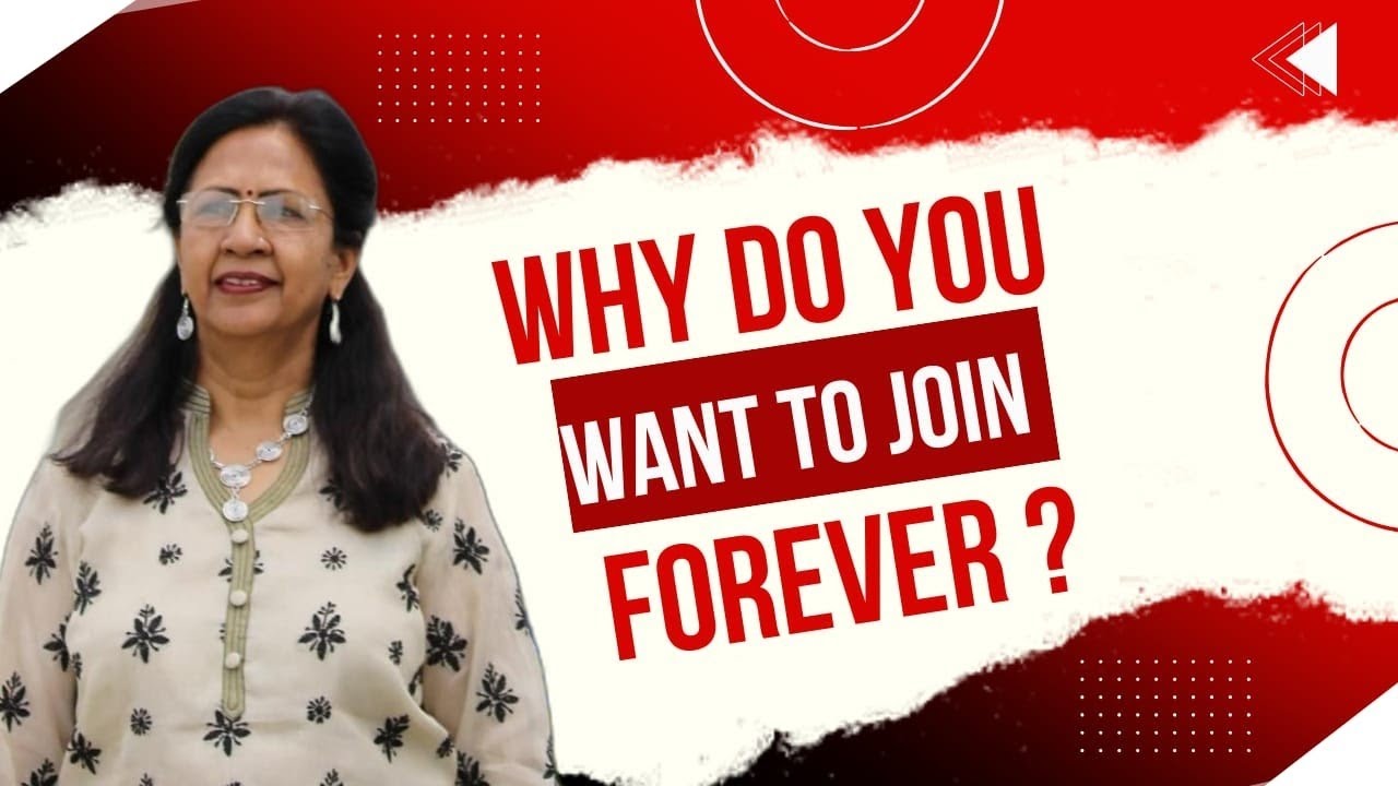 WHY DO YOU WANT TO JOIN FOREVER ? ‼️आप हमेशा के लिए क्यों शामिल होना ...