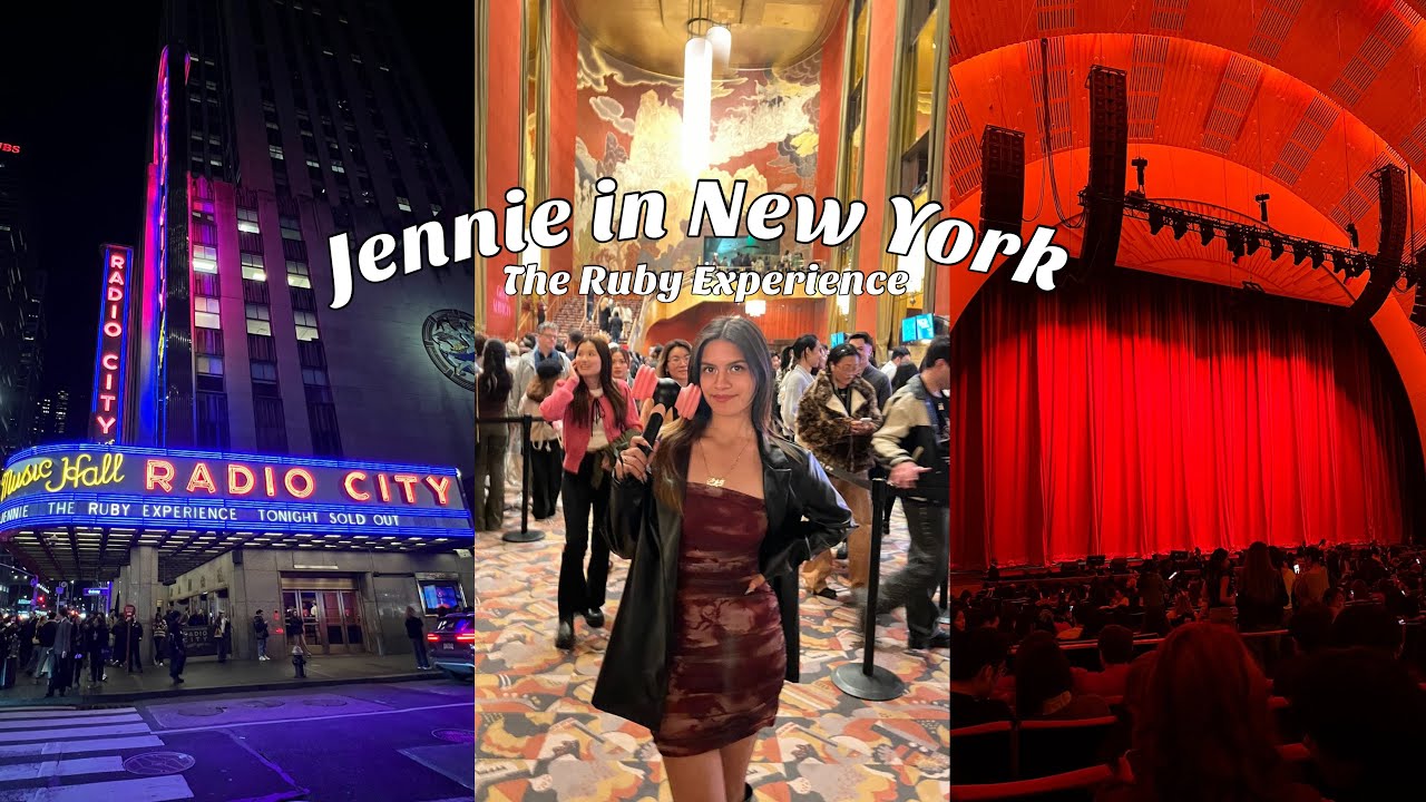 blackpink jennie ♡ : ‘the ruby experience in new york’ concert vlog °̥ ...