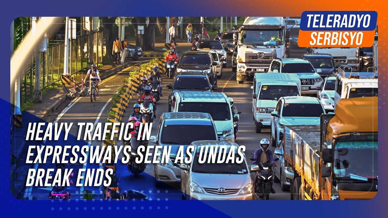 Heavy traffic in expressways seen as Undas break ends | TeleRadyo ...