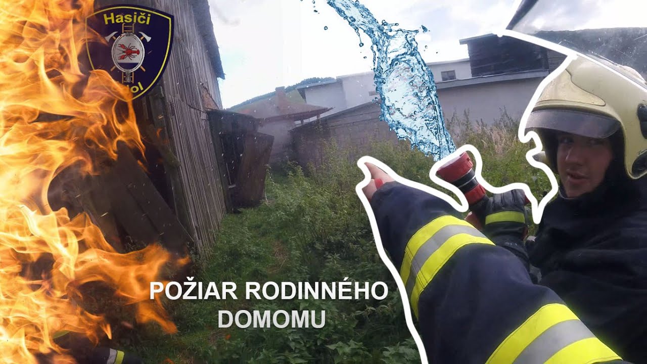 DHZO Údol - POŽIAR RODINNÉH DOMU [Taktické Cvičenie Vislanka 2021 ...