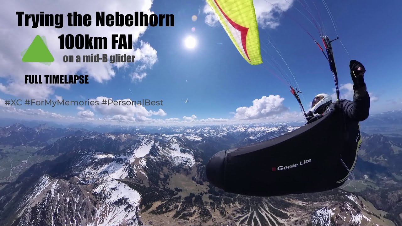 Trying the Nebelhorn 100 km FAI – Full Timelapse of My Personal Best in ...
