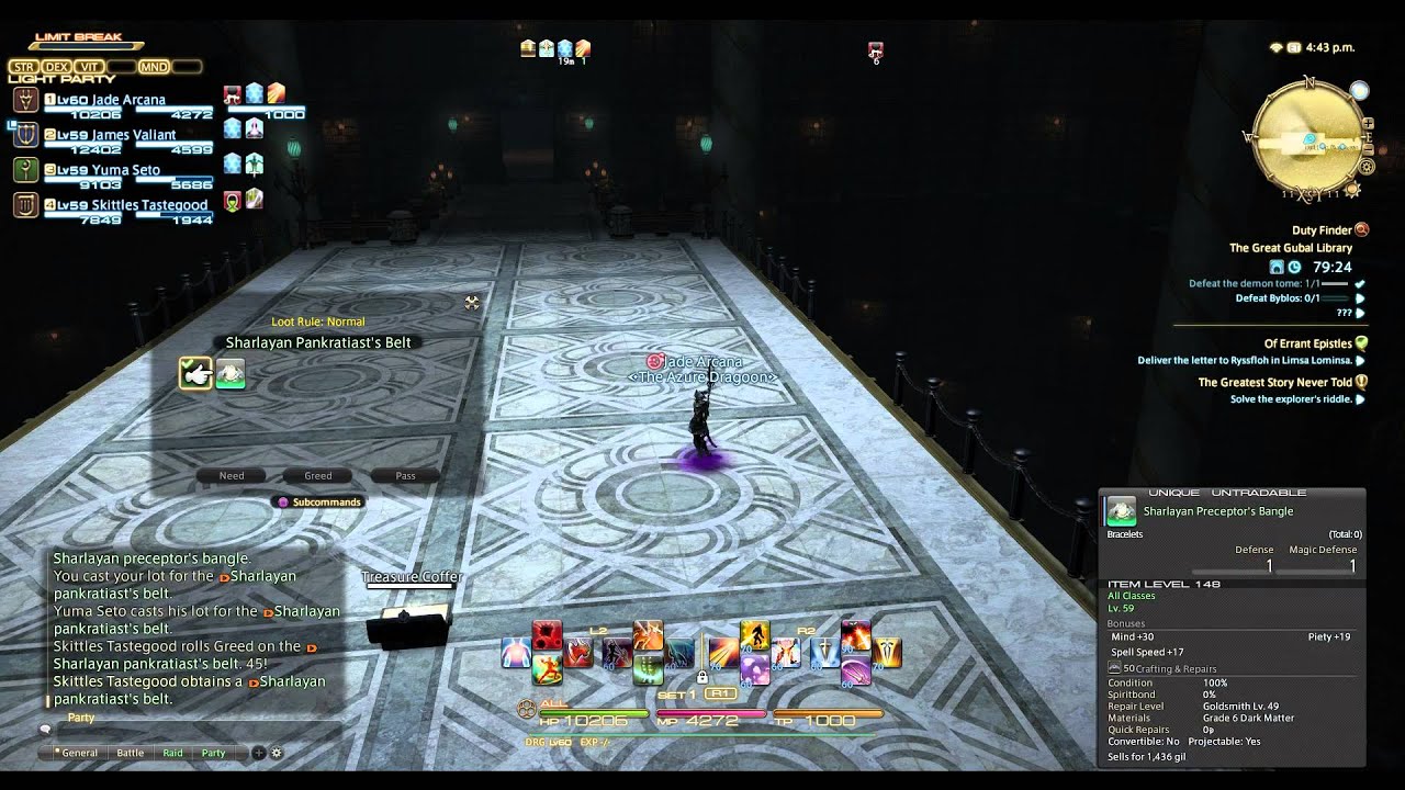 FFXIV: Heavensward - The Great Gubal Library (level 59 Dungeon) - YouTube