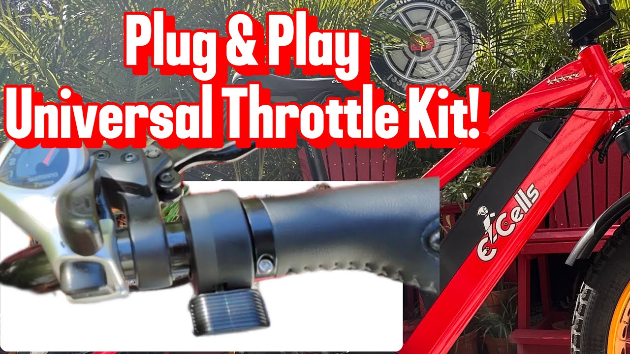 Universal E-Bike Throttle Harness Install & Test Ride! | Works on ...