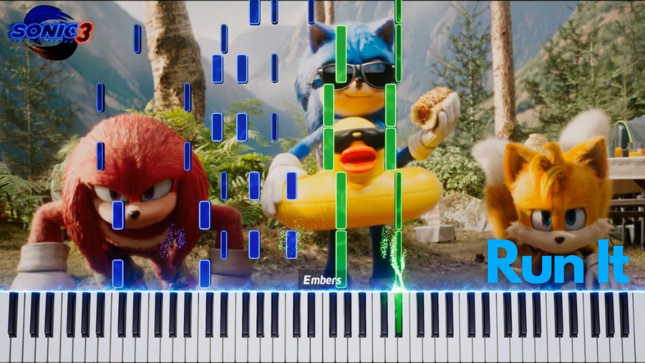 Jelly Roll - Run It (From Sonic The Hedgehog 3) [Piano Cover] - YouTube