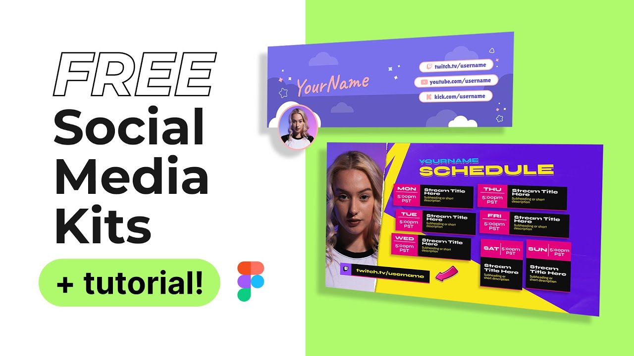 Free Social Media Kits + Tutorial: Upgrade Your Socials in Minutes ...