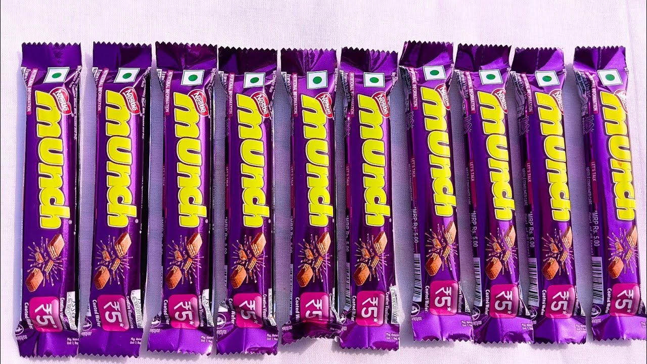 Yummy Munch Chocolate Unpacking | Unboxing Nestle Munch Chocolate With ...