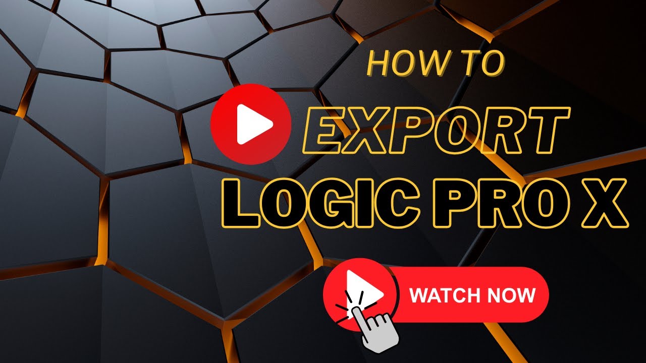 How To Export Tracks as Audio in Logic Pro IN 2025 - YouTube