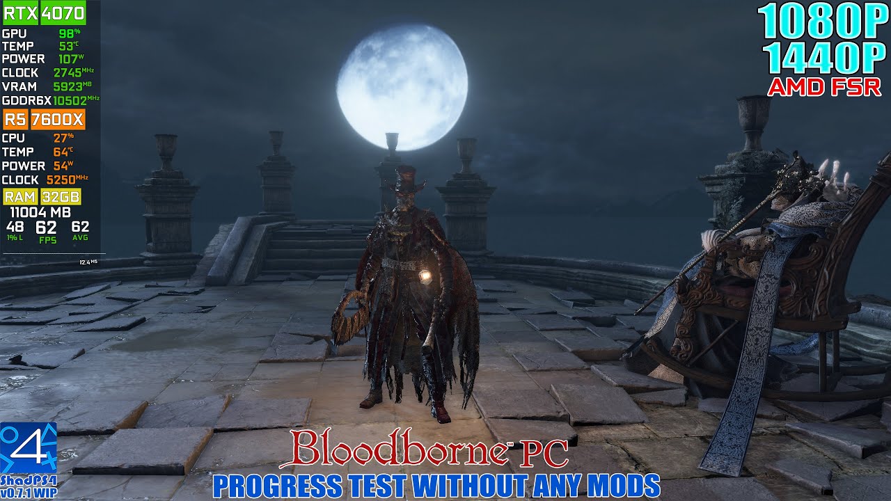 Bloodborne PC Progress Test So Far Without Any Mods - ShadPS4 Emulator ...