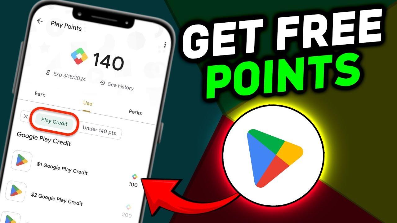 How To Get Free Play Points In Google Playstore | Step By Step (2024 ...