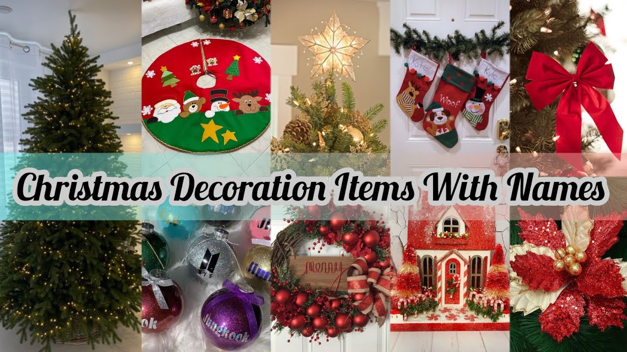 Christmas decorative items name | 20 Christmas decoration you must own ...