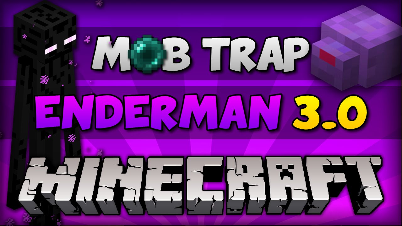 Minecraft: A MELHOR FARM DE ENDERMAN! // XP & PÉROLAS // MobTrap [ Tutorial PC e PE ] - YouTube