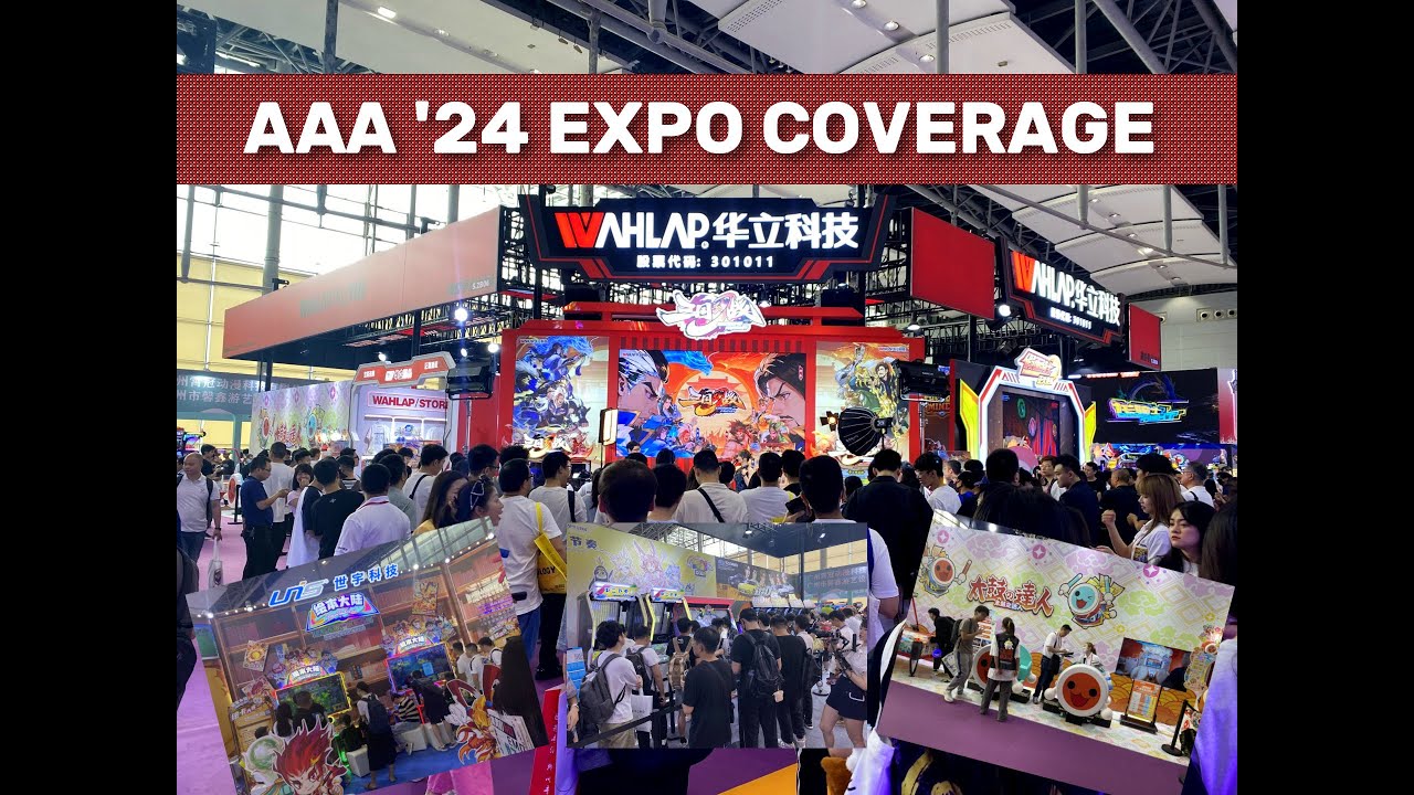 Checking Out New Arcade Games From China, AAA Expo 2024 Coverage - YouTube
