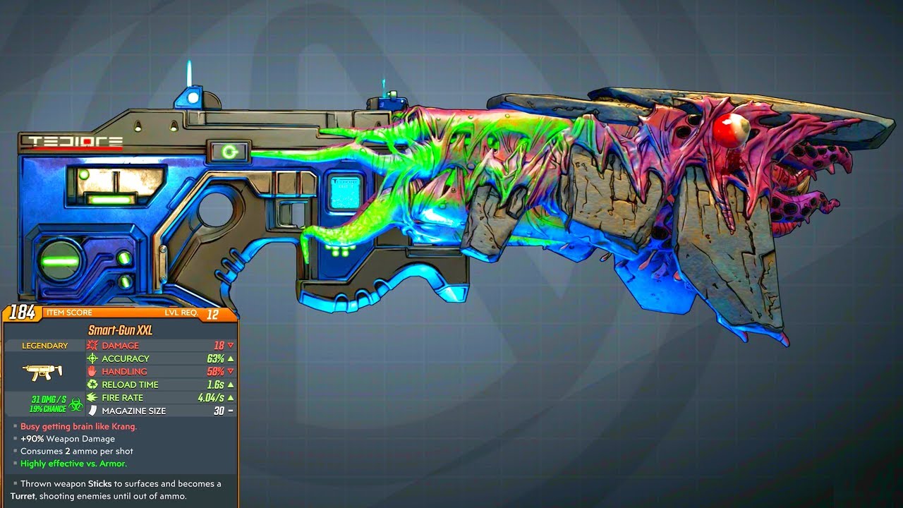 Borderlands 3 Legendary SMG Smart-Gun XXL Drop Location & Weapon ...