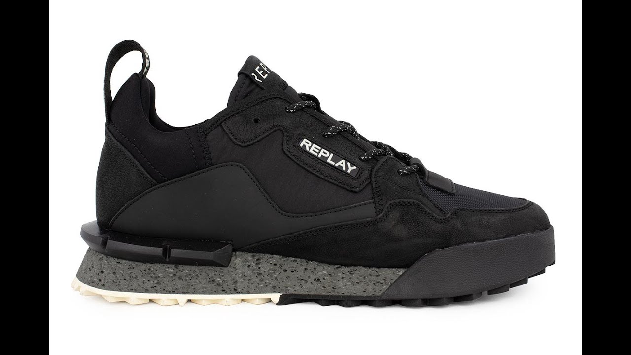 Replay Ανδρικό Sneaker Field Classic X Black RS1P0032L-0003 - YouTube