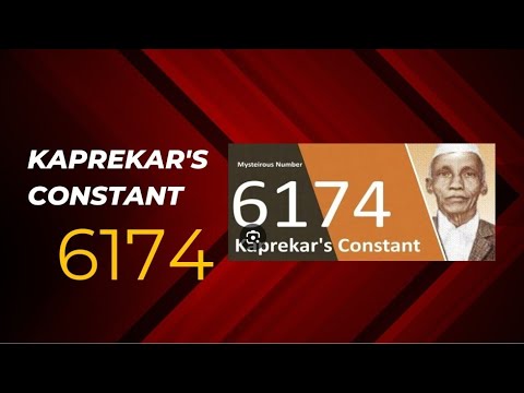 kaprekar's constant 6174 a very beautiful number Unveiling Kaprekar's Constant: The Mysterious ...