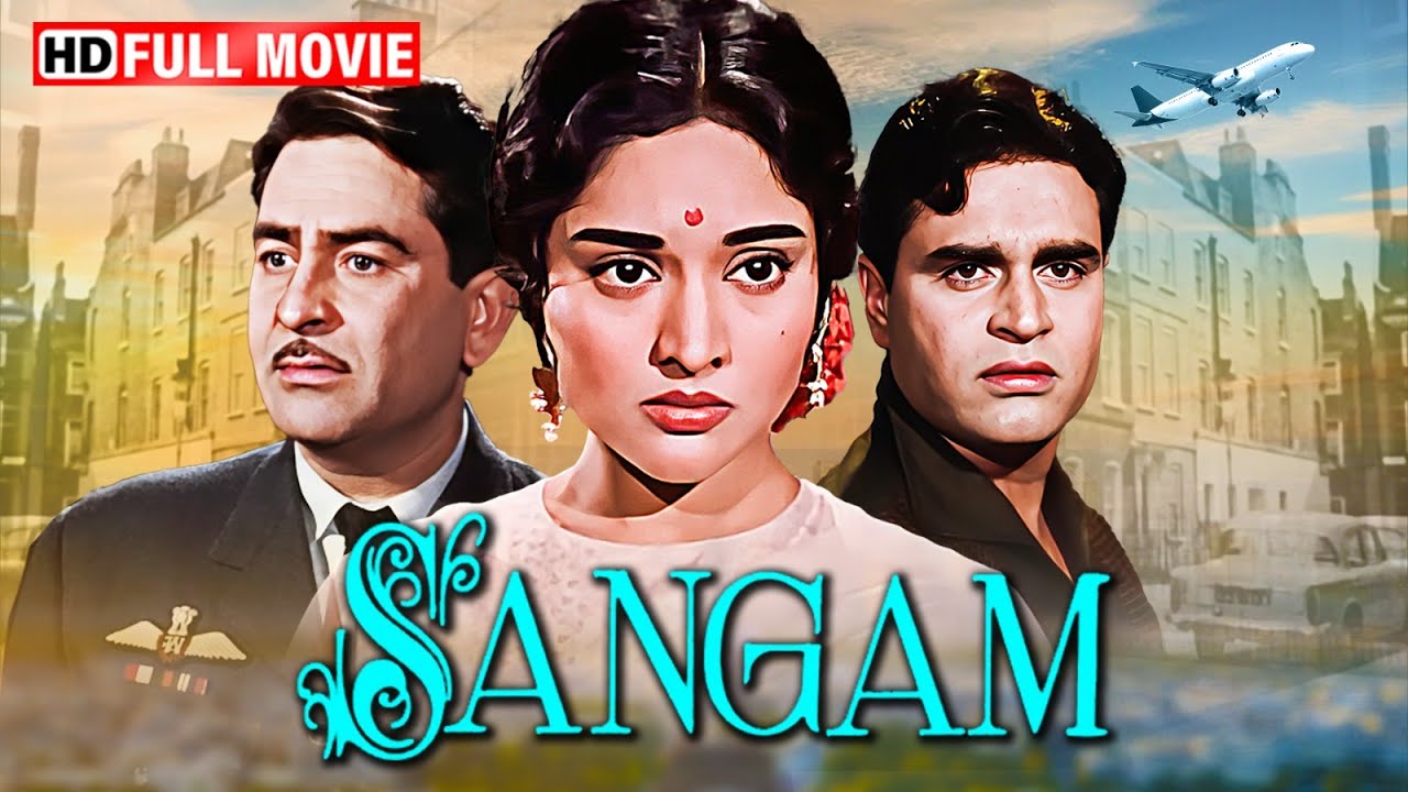 Sangam 1964 | Full Romantic Superhit Movie | Raj Kapoor , Rajendra ...
